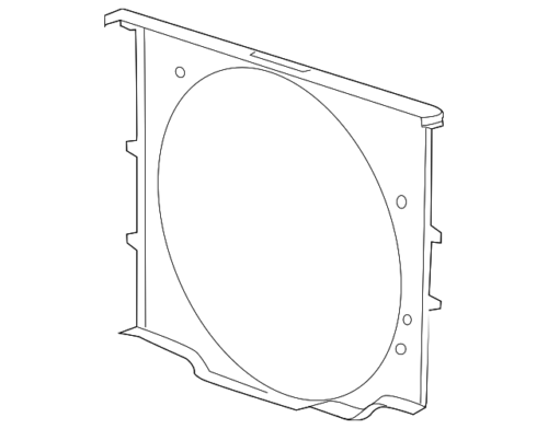 GM Engine Cooling Fan Upper Shroud 23466941 | eBay