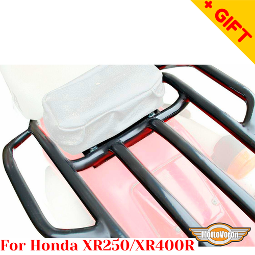 For Honda XR400 XR250R Motard XR250 Baja Rear Luggage Rack | Black ...