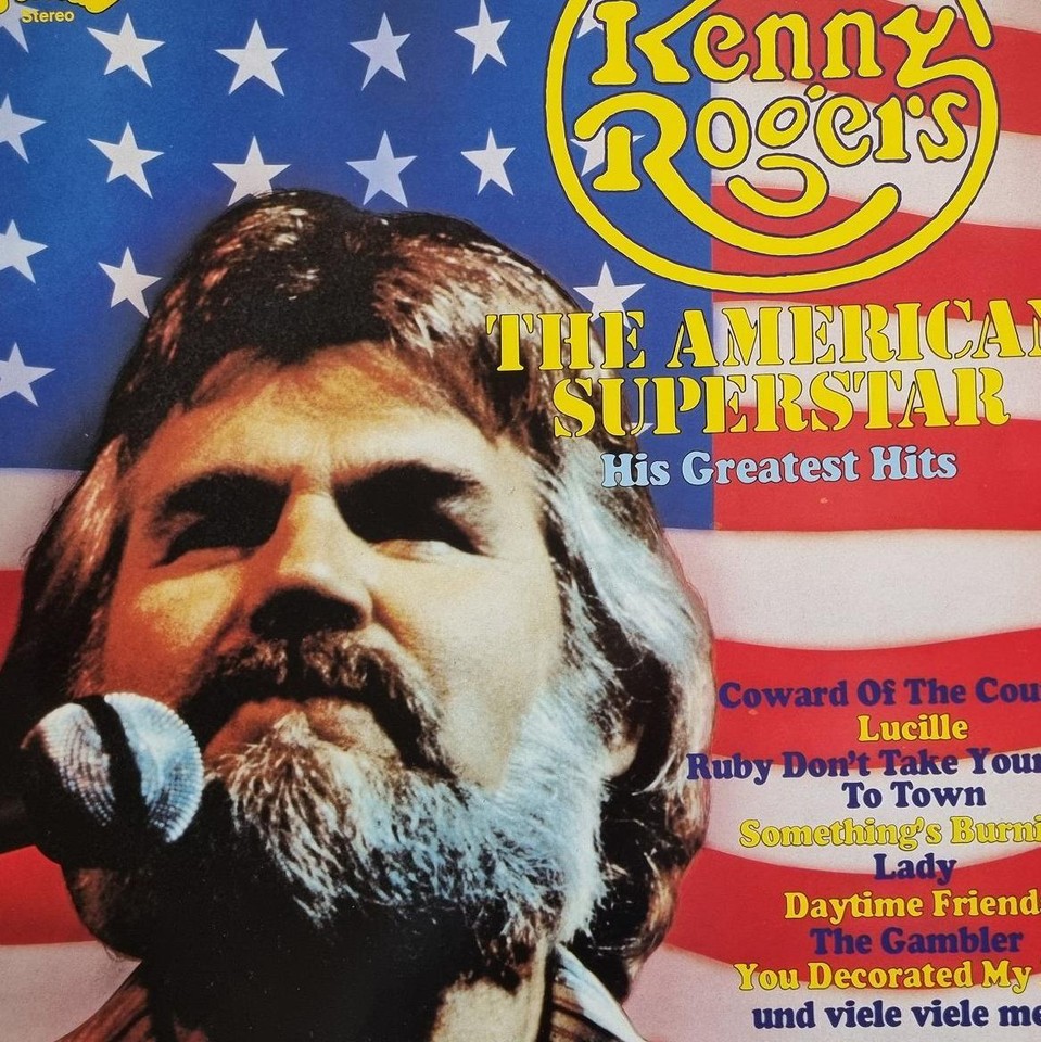 Kenny Rogers - The American Superstar - His Greatest Hits Vinyl LP ...