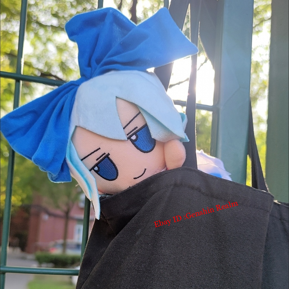 Anime Touhou Project Fumo Collection Cirno 20cm Plush Doll Stuffed Toy ...