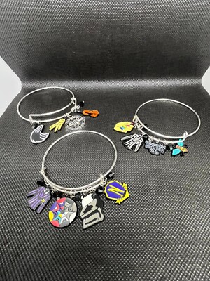 US SELLER Stainless Steel Adjustable Charm Bracelet Wednesday Addams ...