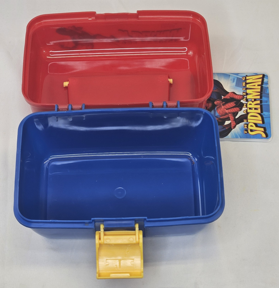 Vintage Spider Man Tackle box Set New w/Tags Comic Toy 2002 2005 | eBay