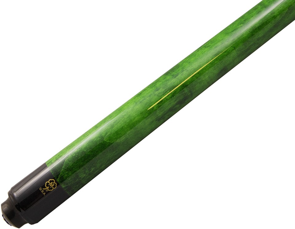 McDermott USA GS01NW-GRN Emerald Green Stain/No Wrap Pool/Billiards Cue ...