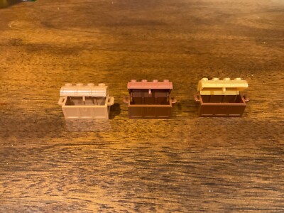 Lego treasure chests, 1 tan, 1 brown, and 1 brown with gold lid. | eBay