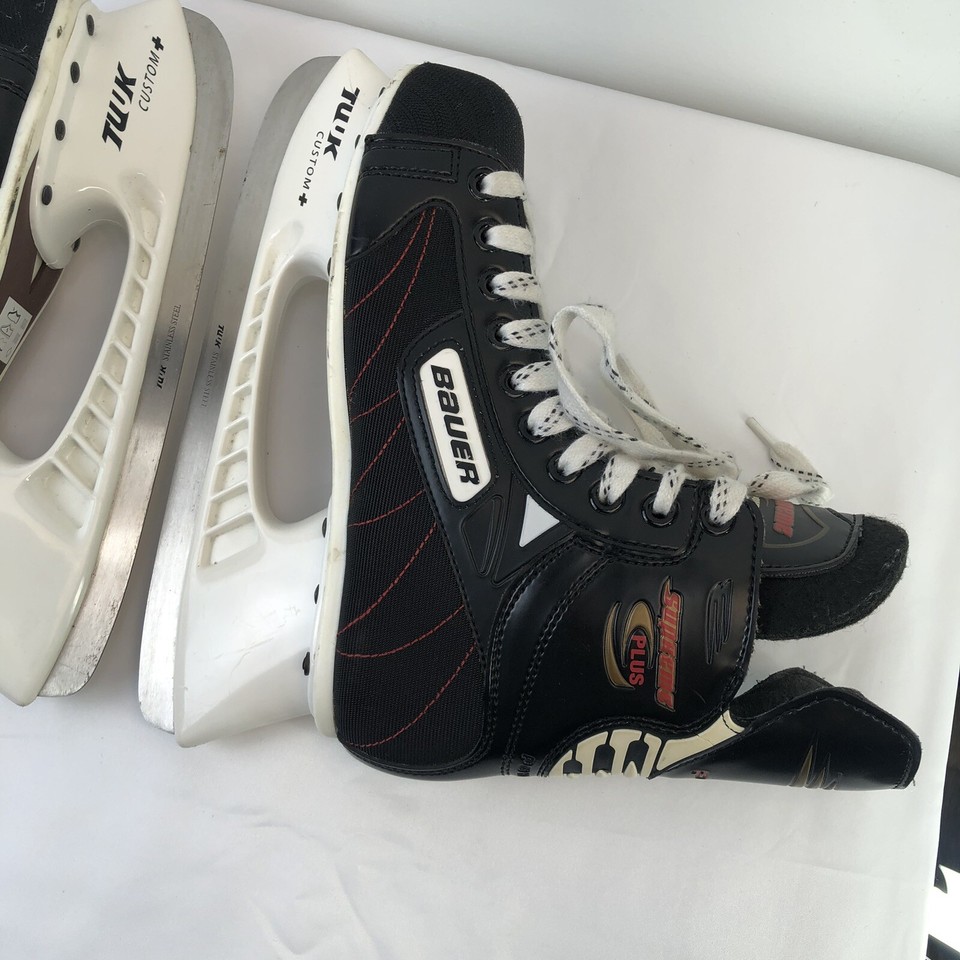Bauer Supreme Plus PFS Tuuk Custom Plus Ice Hockey Skates 7D USA Sz 8.5 ...