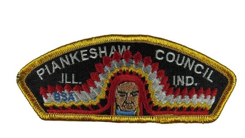 Piankeshaw Council Denville, IL 1926-1991 S5 CSP Yellow Bdr (BHP1039 ...