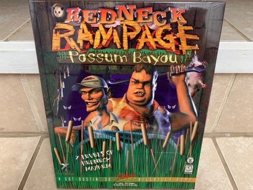 Redneck Rampage: Possum Bayou (PC, 1999) Original Big Box Release - New ...