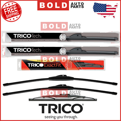 2013-2019 Ford Escape Wiper Blades 3-Pack Front + Rear Wipers - 19280x2 ...