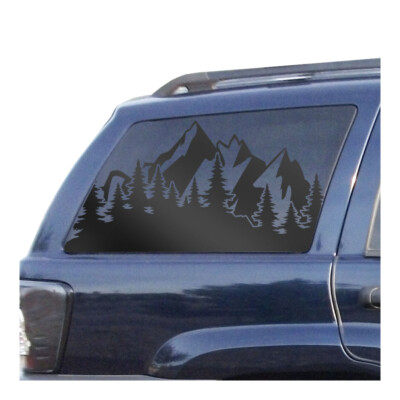 Outdoor Mountain Scene Decals Fits 1999-2004 Jeep Grand Cherokee WJ1 ...