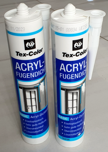 2 Stück: tex-color TC4720 acryl fugendicht weiß | eBay.de