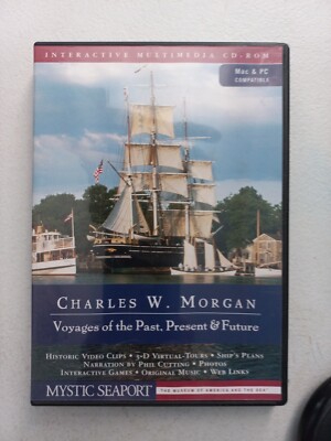 CHARLES W MORGAN voyages of the past present & future CD ROM mac / pc ...