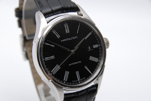 【BOXED EXC+5】 Hamilton 40mm American Classic H395150 Black Automatic ...