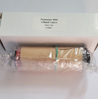 Paymaster 8000 Ink Ribbon Cotton 4 Band READ DESCRIPTION | eBay