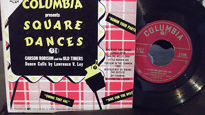 COLUMBIA PRESENTS OLD TIME SQUARE DANCE CALLS ON 2 45 RPM RECORDS WITH ...