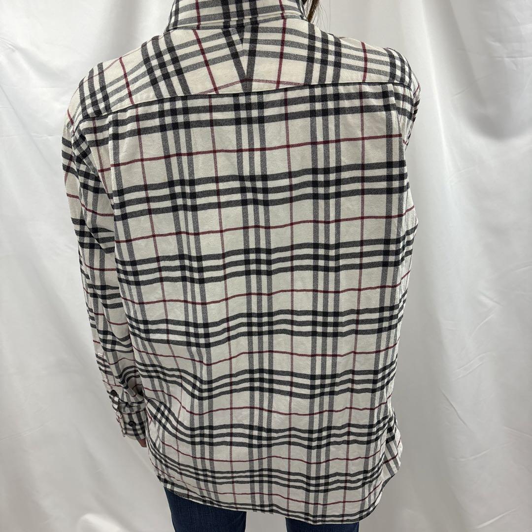 Burberry Black Label Flannel Shirt Long Sleeve Nova Check Burberry Black Label Flannel Shirt Long Sleeve Nova Check