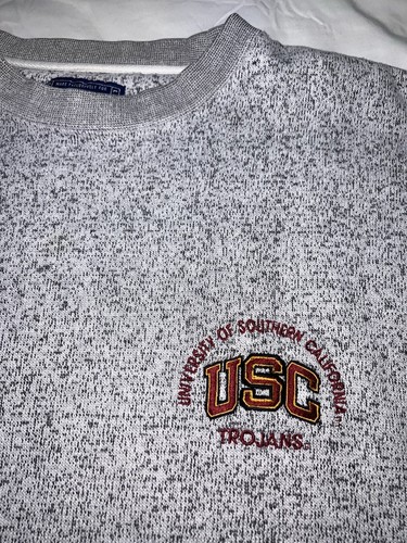 USC Pullover Champs Men Size XXL Gray Trojans Sports Team Edition ...