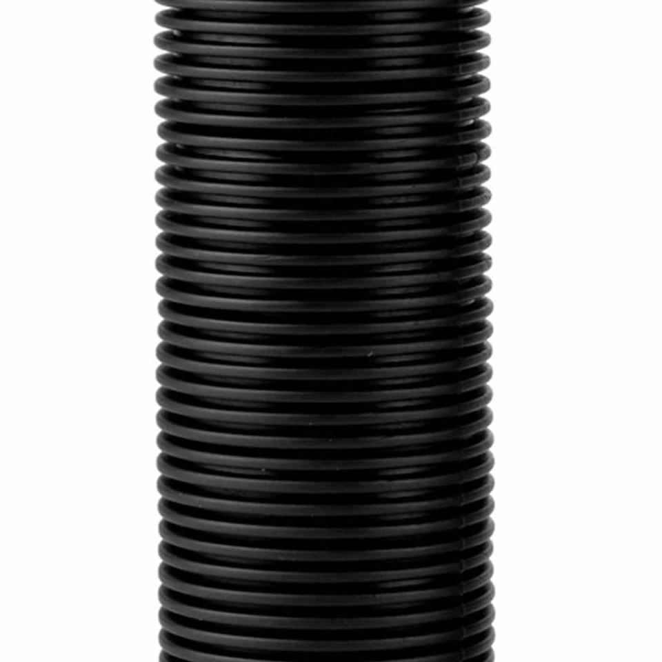 Black Pair Of 1in 25mm/ 1.1in 28mm Universal Motorcycle Vintage TPU ...