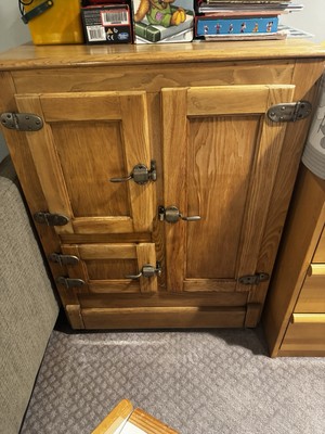 Ice Boxes - Antique Ice Box Refrigerator