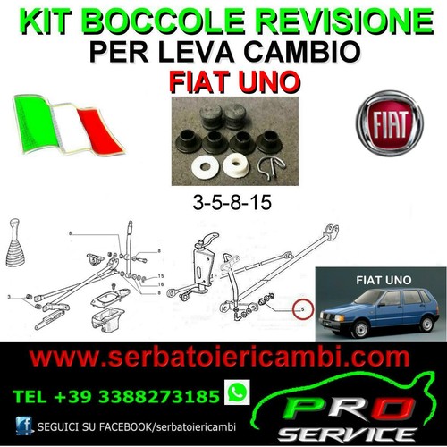 Kit boccole revisione per Leva del Cambio FIAT UNO 161108 | eBay