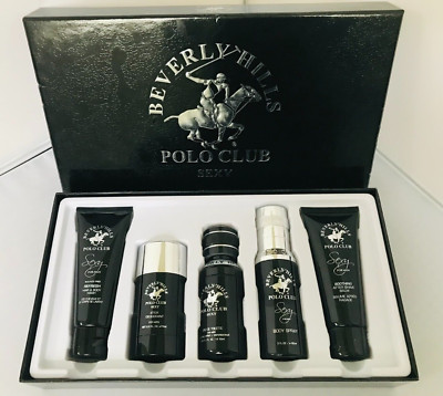 BEVERLY HILLS Polo Club Sexy MEN COLLECTION 5 Piece Gift Set NWT | eBay