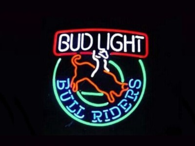Ne Rodeo Bull Rider Beer Logo 24"x20" Neon Light Sign Lamp Bar Wall ...