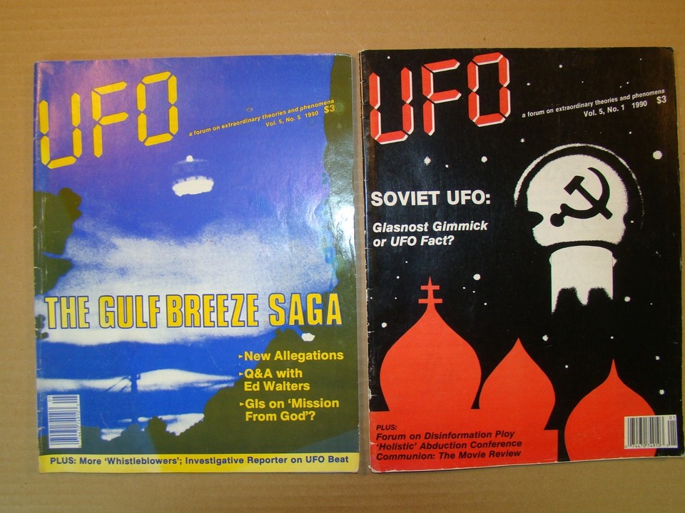 UFO Magazine Lot (14 Various Issues From 1998 - 2009) Flying Saucers ...