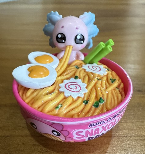 New ZURU Mini Brands Kawaii Rare Snaxolotl Ramen Noodle Hot Tub Bowl | eBay