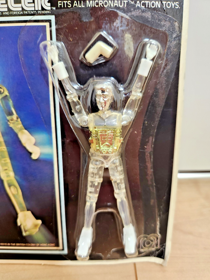Vintage Mego Micronauts Time Traveler Clear NEW MOC Rare 1976 | eBay