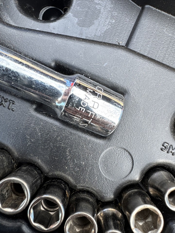 Sears Craftsman USA 72pc Mechanics Tool Set Sockets W Case No Ratchets ...