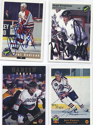 Bret Hedican Signed / Autographed Hockey Card Team USA 1992 Classic ...