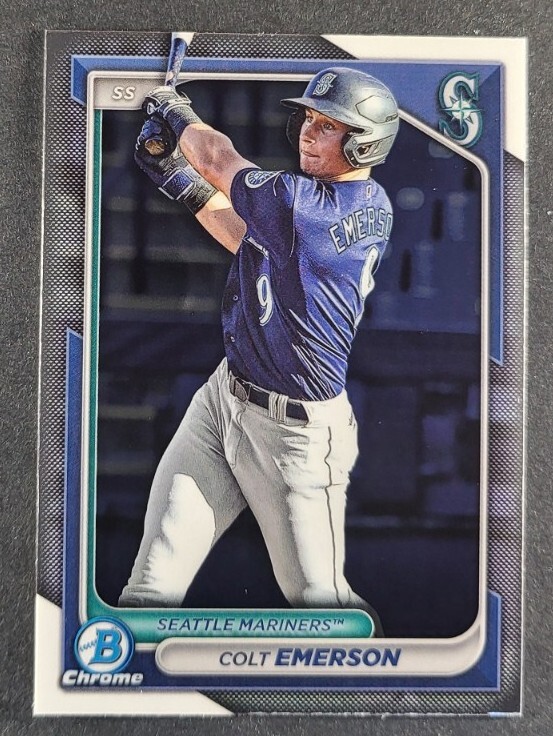 Colt Emerson 2024 Bowman Chrome Prospects #BCP-10 Seattle Mariners | eBay