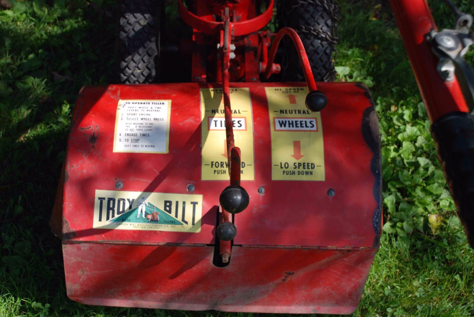 Troy Bilt Horse Roto Tiller Garden Way old style Decal Set Of 4 | eBay