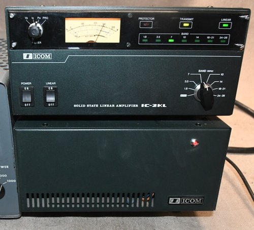 Icom IC-2KL Solid State Linear Amplifier With Power Supply Tested ...