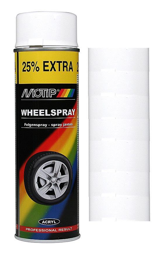 suits CHEVROLET Gloss WHITE+LACQUER Alloy Wheel Spray Paint 500ml x2 ...