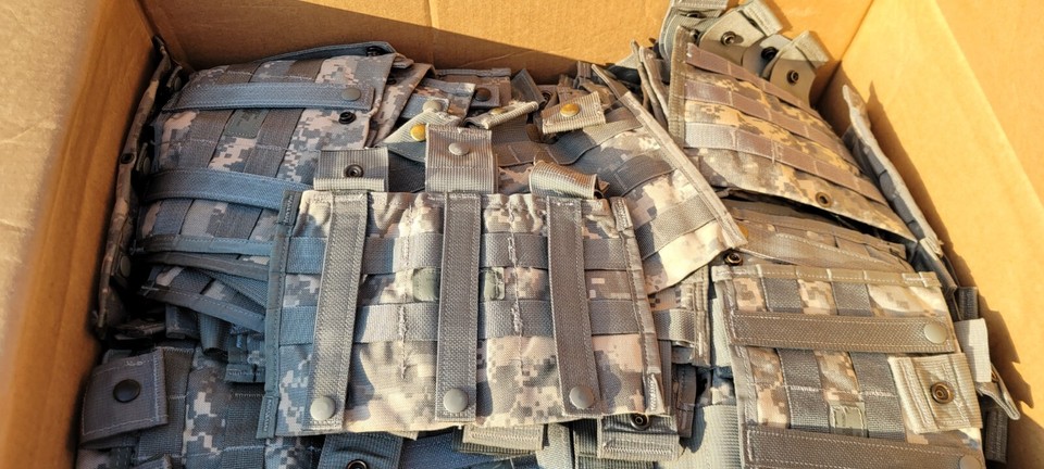 USGI NOS M4 Three Mag Pouch Mag ACU NSN 8465 01 525 0598 | eBay