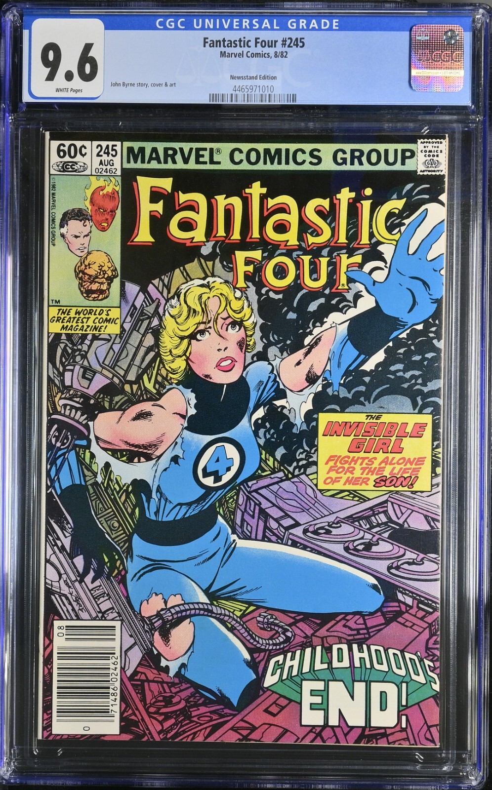 Fantastic Four #245 CGC 9.6 Incredible Looking Book! 1982 Newsstand Vol ...
