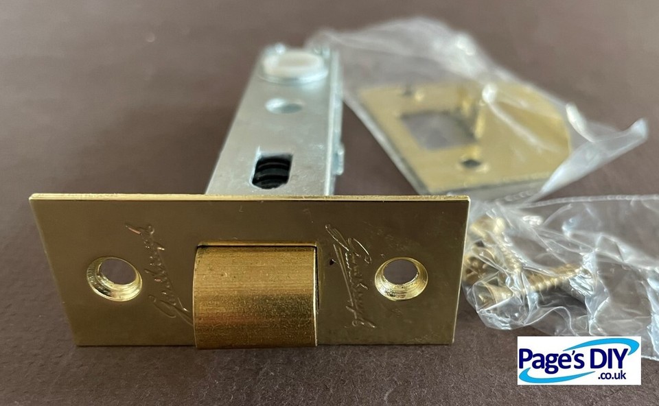 Gainsborough 70mm Backset Tubular Latch 481 PBS | Bright Gold | eBay UK