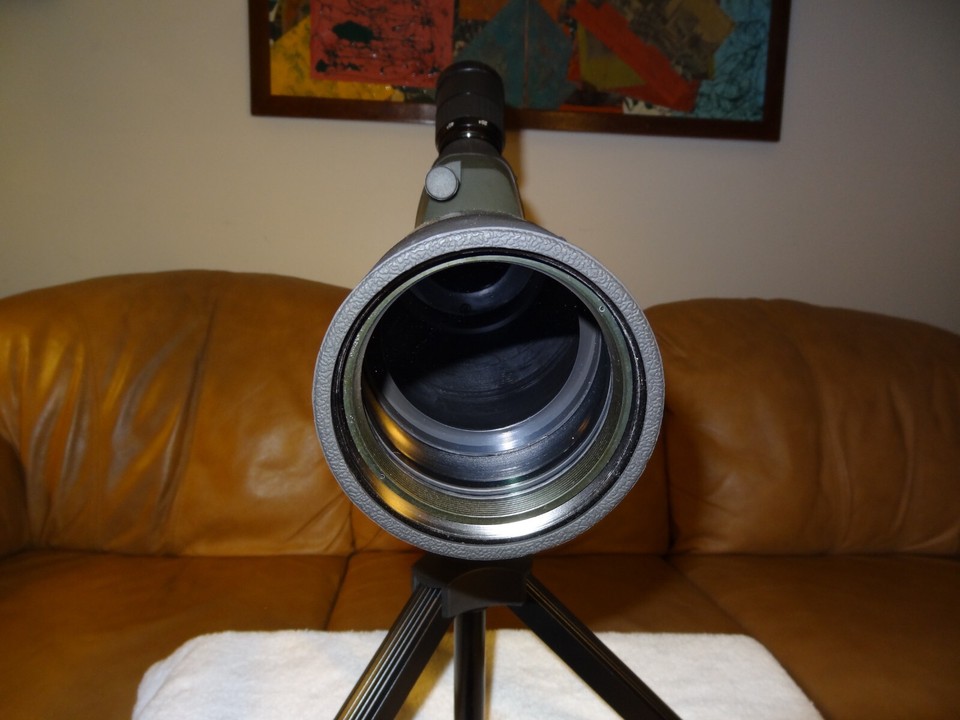 ALPEN 60x - 30x Spotting Scope 80mm + Tripod + Caps + Green Case | eBay