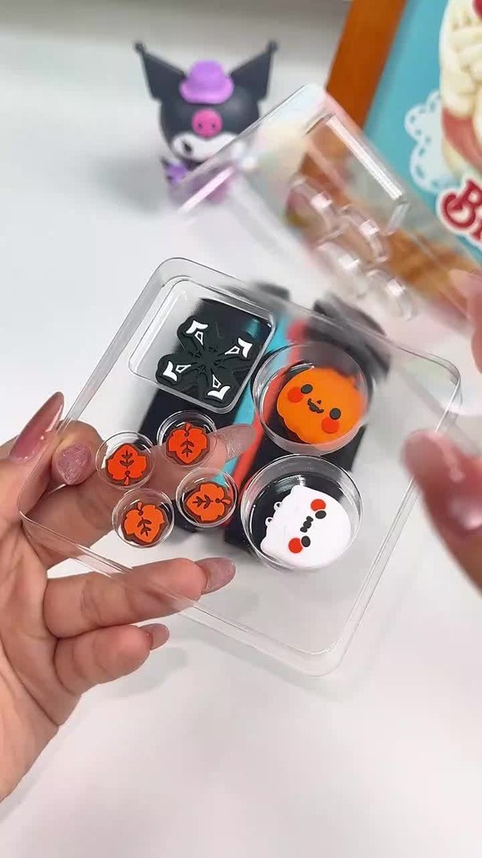 GeekShare Cross D-Pad Button Cap ABXY Button Thumb Grip for Switch 2 Pumpkin imp | eBay