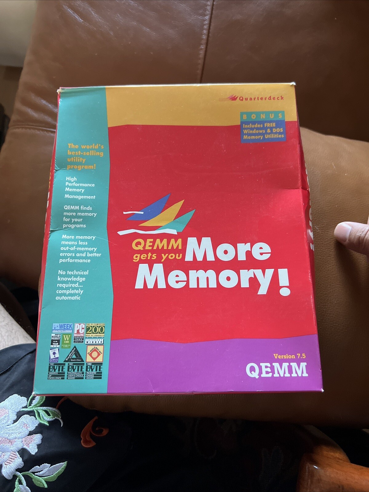 Quarterdeck QEMM More Memory! Version 7.5 New Sealed BIG BOX Windows ...