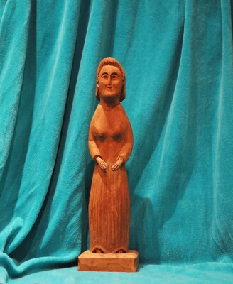 Puerto Rico Art vintage Santo de Palo - wood carving by Domingo Orta ...