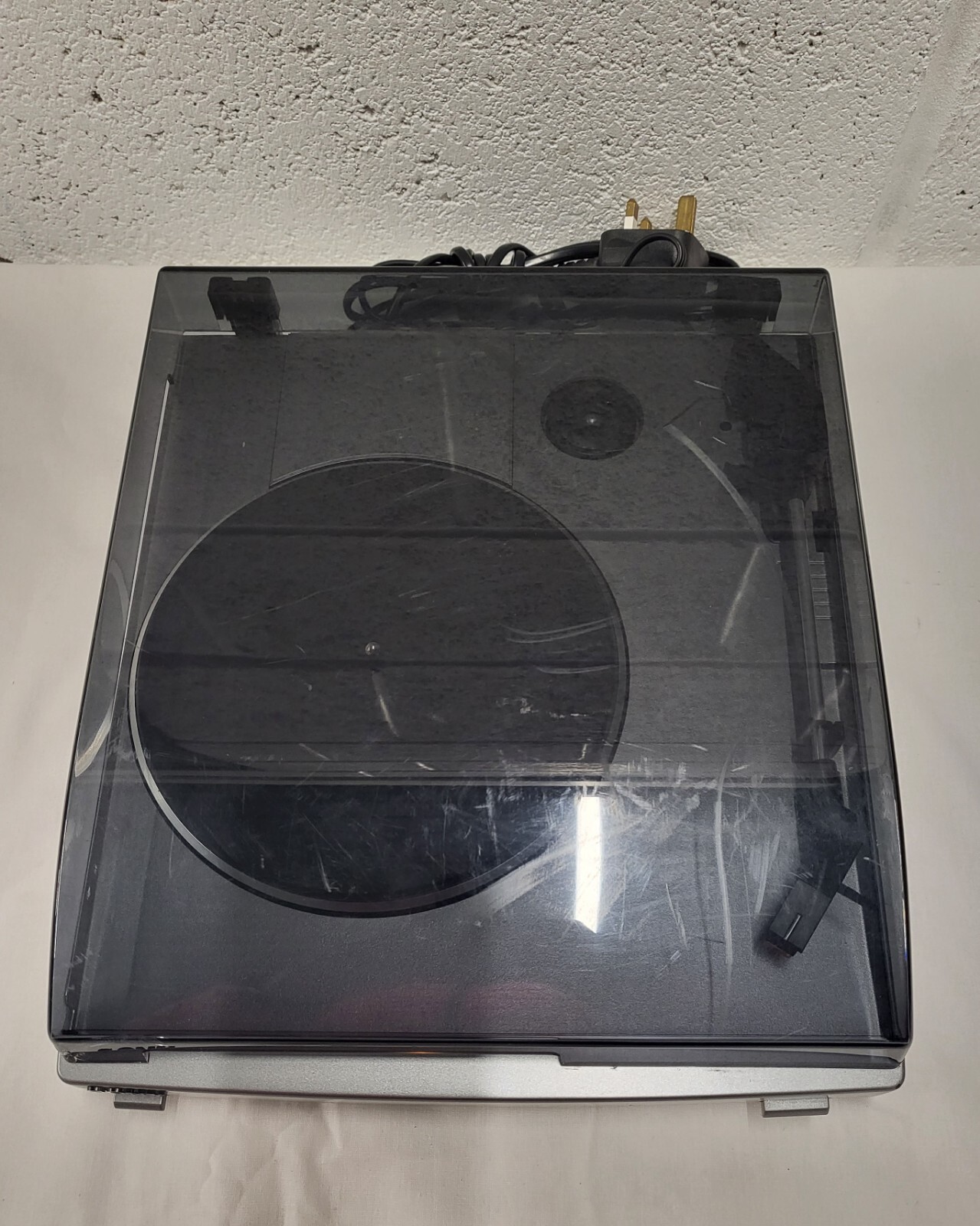 Sony PS-J20 Auto Return Turntable System 33+45 rpm, Silver, Compact ...