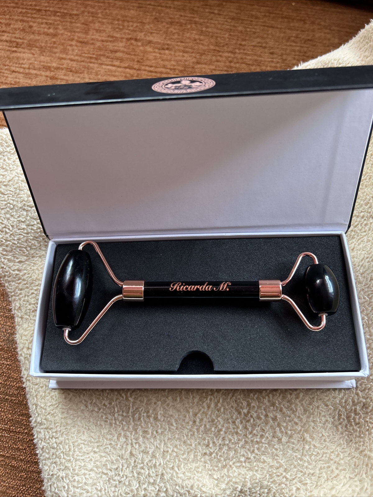 Ricarda M. BDS Magic Wonder Sister Obsidian Face Roller. Gesichtsmassagegerät | eBay