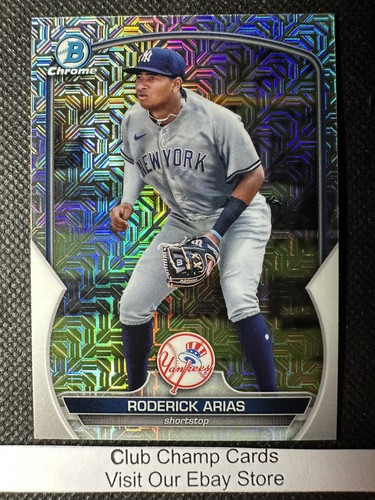 2023 #BCP-135 Roderick Arias Bowman Chrome Prospect Mojo Refractor ...