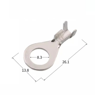 100pcs 8mm circular automotive terminal block O-shaped joint 6AWG DJ431 ...