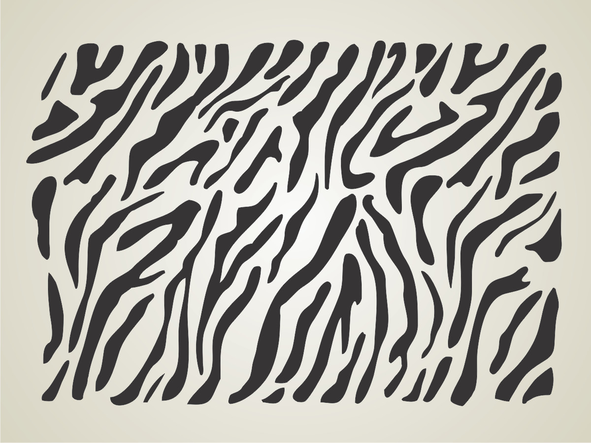 Tiger Stripes Stencil