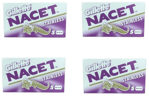 10x NACET Razor Blades Stainless Steel for Men’s Shaving, New | eBay