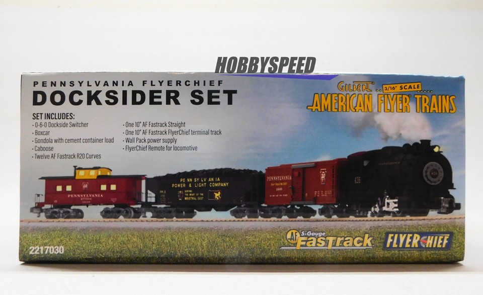LIONEL AMERICAN FLYER PENNSYLVANIA FC DOCKSIDER TRAIN SET S GAUGE ...