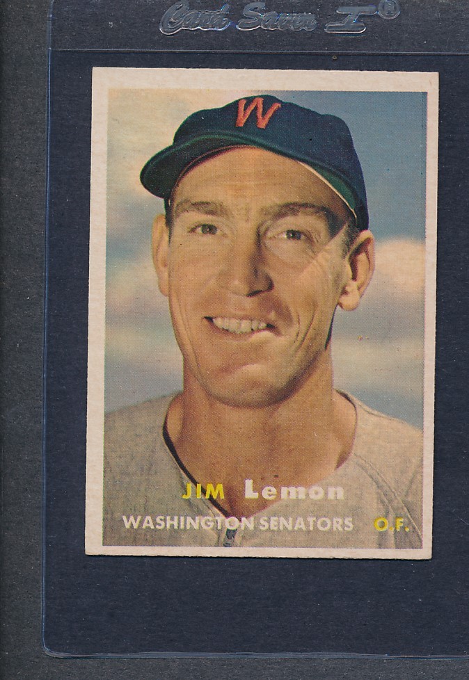 1957 Topps #057 Jim Lemon Senators EX/MT *581 | eBay