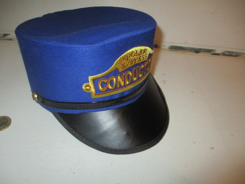 The Polar Express Train Conductor Hat - Warner Bros - Small | eBay UK